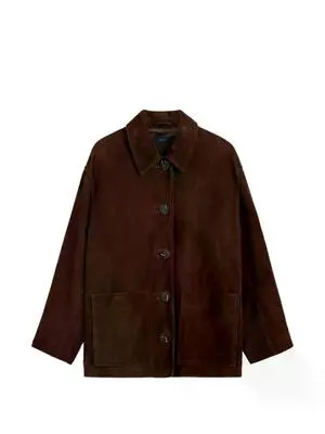 Soeur Vincenzo Suede Button-up Jacket