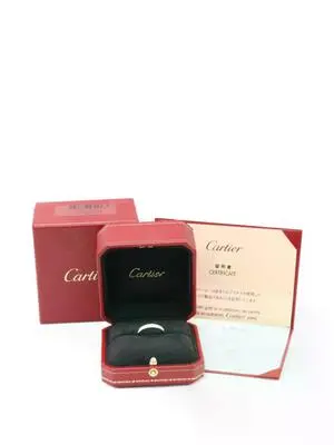 Cartier 18k White Gold Lanière Ring