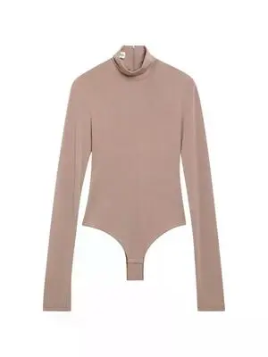 Andamane Ziggy Roll-neck Bodysuit - Neutrals