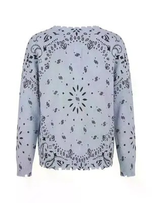 KUJTEN Mela Bandana-print Sweater