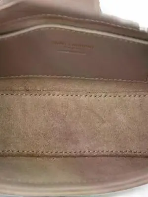 Saint Laurent 2023 Mini Smooth Calfskin Le 5 A 7 Shoulder Bag - Brown