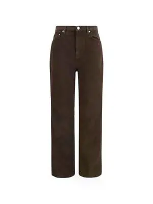 Loulou De Saison Jude Lds Straight-leg Jeans - Brown