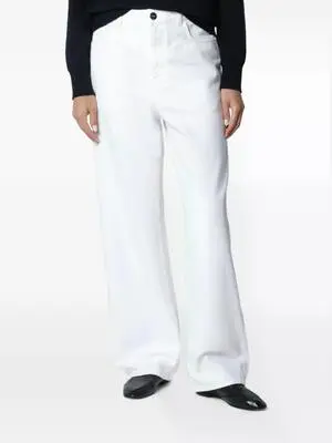 RÓHE Bruun Baggy Jeans In Optic