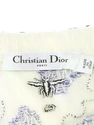 Dior 2010s Around The World Embroidered Sweater