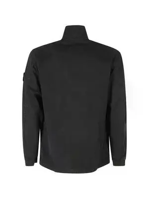 Stone Island 1200024 Stretch Organic Broken Twill Cotton 'old' Effect Overshirt