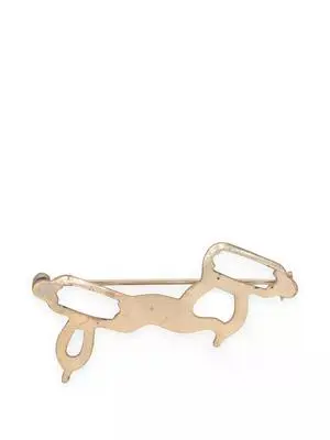 CORO DUETTE Abstract-shape Brooch - Gold