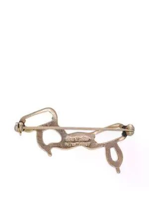 CORO DUETTE Abstract-shape Brooch - Gold