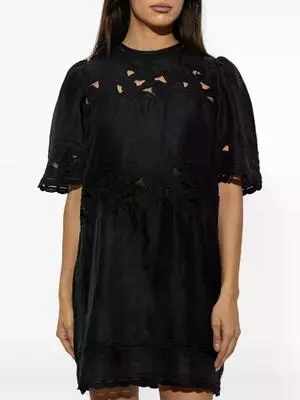 Isabel Marant Étoile Reldine Cut-out Embroidered Mini Dress