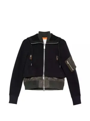 Sacai Panelled Layered-effect Jacket