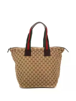 Gucci Gg Supreme Web Tote Bag