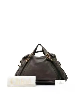 Chloé 2011 Large Leather Paraty Satchel - Brown