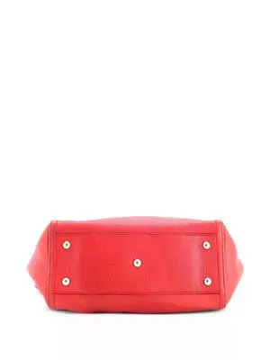 Gucci Soho Convertible Top Handle Bag Leather Small Satchel - Red