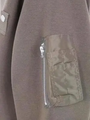 Sacai Zip-detail Sweatshirt