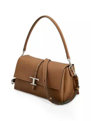 TOD'S T Timeless Flap Bag In Leather