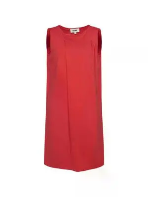 CLUB21 Pleated Sleeveless Mini Dress - Red