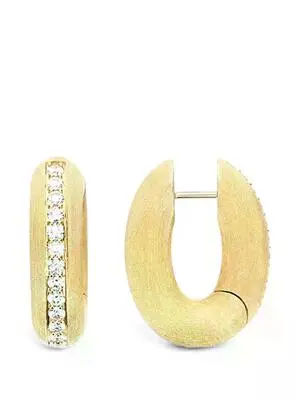 NANIS Libera Diamond Huggie Earrings
