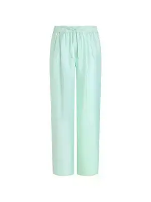 Dolce & Gabbana Silk Twill Jogging Trousers - Green