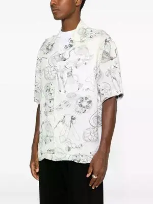 Jacquemus Illustrative-print Short-sleeve Shirt