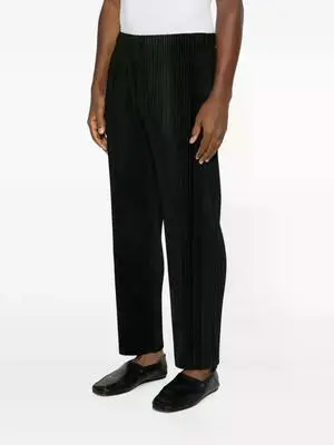 Issey Miyake Pleated Straight-leg Trousers