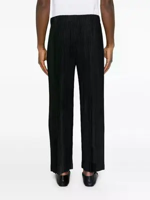 Issey Miyake Pleated Straight-leg Trousers