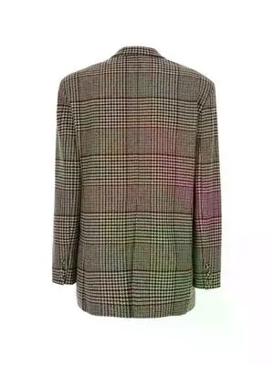 Federica Tosi Check-pattern Single-breasted Blazer