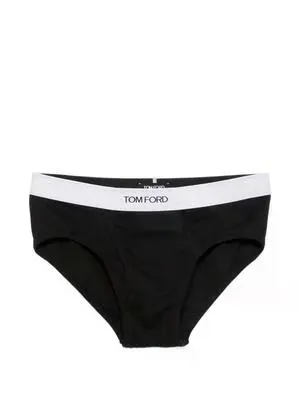 TOM FORD Logo-waistband Cotton Briefs