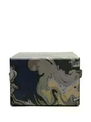 Fendi Smooth Calfskin Marble Print Vertical Box Crossbody Bag