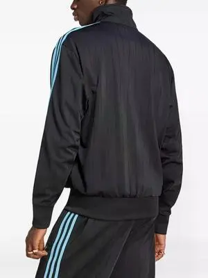 Adidas Firebird Stripe-detail Zip-up Sweatshirt