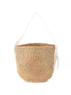 Chloé Woody Basket Bag - Neutrals