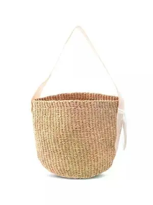 Chloé Chloé Woody Basket Bag Neutrals