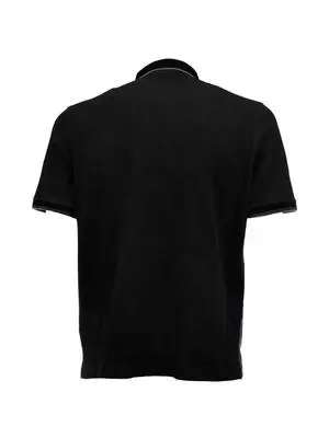 Prada Logo-patch Short-sleeve Polo Shirt