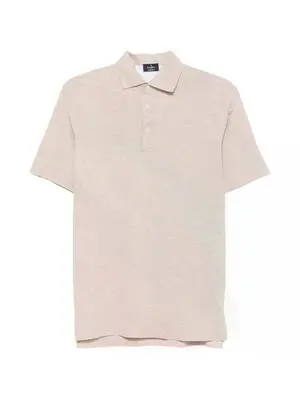 BARBA NAPOLI Short-sleeve Polo Shirt - Neutrals