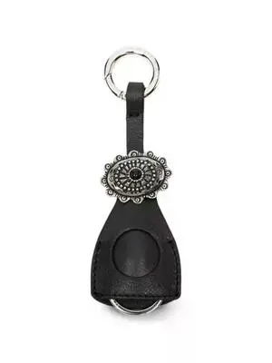 Orciani Embellished Leather Keyrings