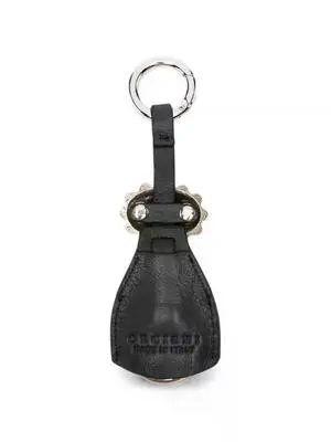 Orciani Embellished Leather Keyrings