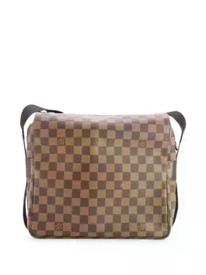 LOUIS VUITTON Naviglio Handbag Damier Crossbody Bag - Brown