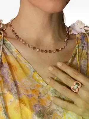 Irene Neuwirth Small Classic Link Multi-stone Necklace