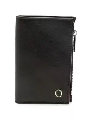 Orciani Logo-plaque Bifold Wallet - Black