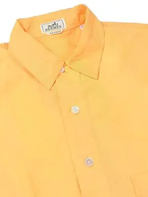 Hermès 2010s Front-pocket Short-sleeved Polo Shirt