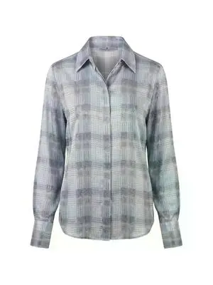 Ermanno Scervino Check-print Rhinestone-embellished Shirt