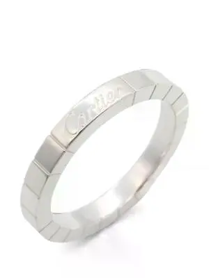 Cartier 18k White Gold Laniere Ring - Silver