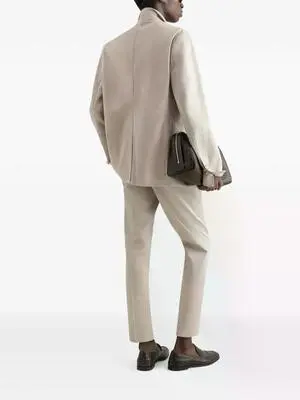 Dolce & Gabbana Single-breasted Jacket In Suede