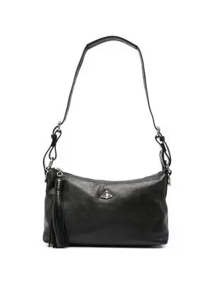 VIVIENNE WESTWOOD Emma Orb-plaque Shoulder Bag - Black