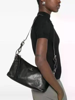 VIVIENNE WESTWOOD Emma Orb-plaque Shoulder Bag - Black