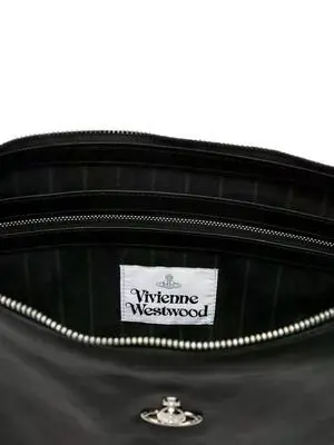 VIVIENNE WESTWOOD Emma Orb-plaque Shoulder Bag - Black