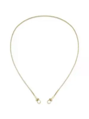 Loraida Iridescent Diamond Chain Necklace - Gold
