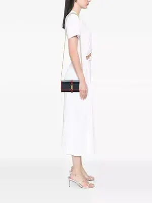Gucci 2016-2026 Bicolor Calfskin Jackie 1961 Wallet On Chain Crossbody Bag - Blue