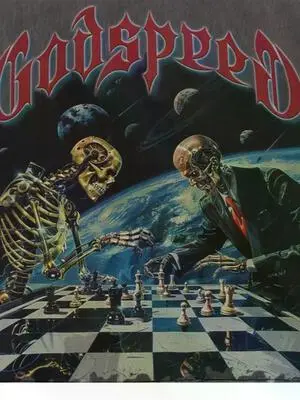 GODSPEED Checkmate Graphic-print T-shirt