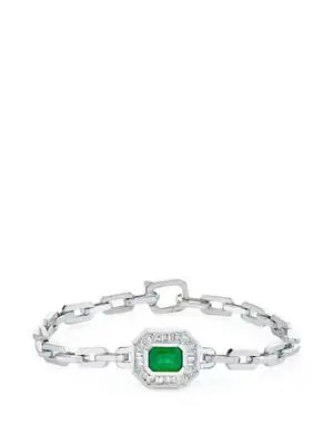 Shay Emerald And Diamond Bracelet