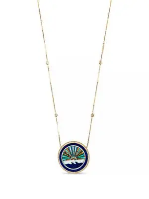 Jacquie Aiche Sunshine Diamond And Opal Necklace - Gold