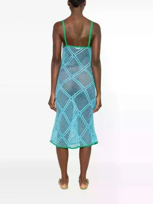 JW Anderson Crochet Car-motif Midi Dress